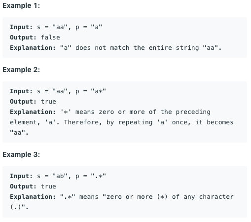 LeetCode #10 – Regular Expression Matching – Code And Why LeetCode #10 – Regular Expression Matching – Code And Why