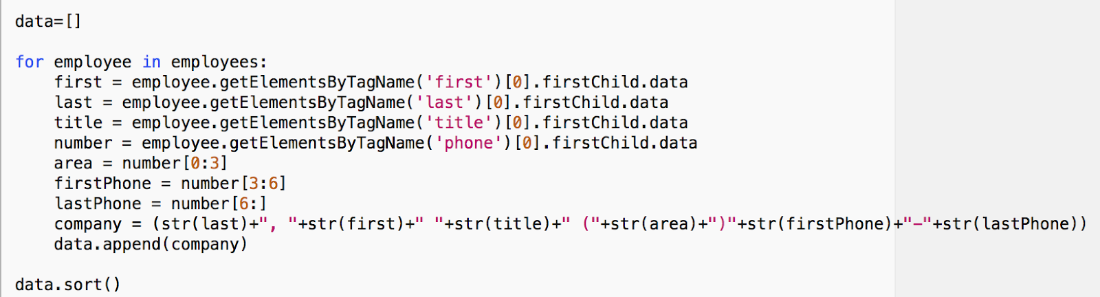 Python Xml To Python List