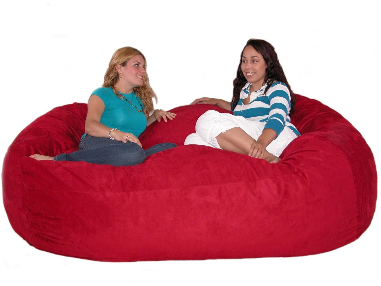 Bean Bag Chairs 7 Feet Xx Large Cinnabar Cozy Sac Foof Bean Bag Chair Love Seat