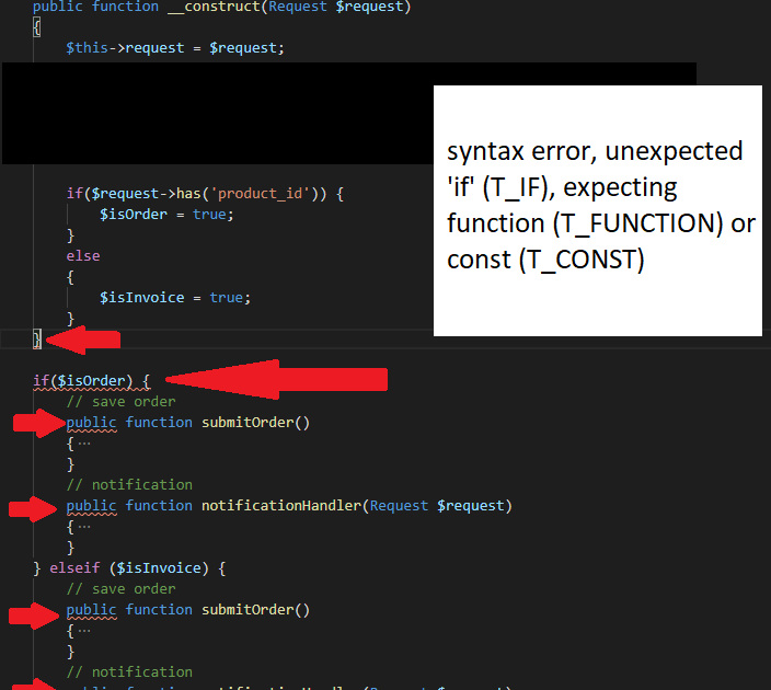 Parse Error Syntax Error Unexpected T Function Copperklr