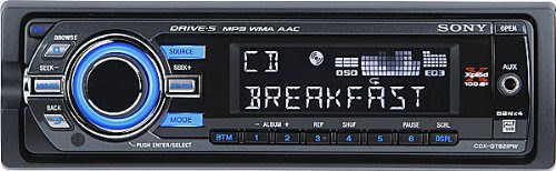 Sony CDX-GT62IPW XPLOD MP3 / WMA / AAC / AM/FM / CD Player / Receiver ...