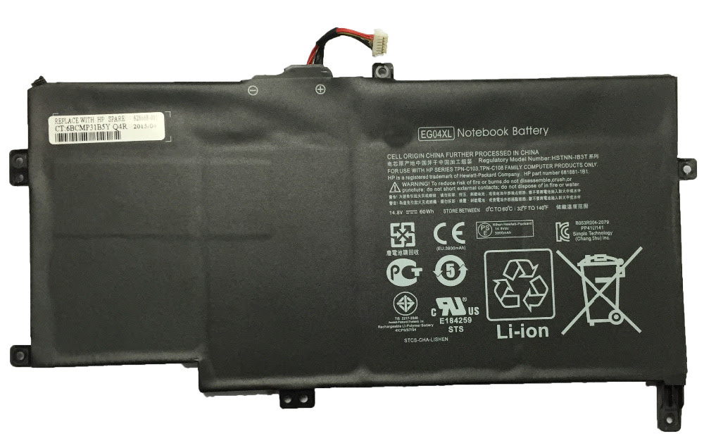 14.8V 60WH New Original Laptop Battery For HP Envy Sleekbook 6 Series ...