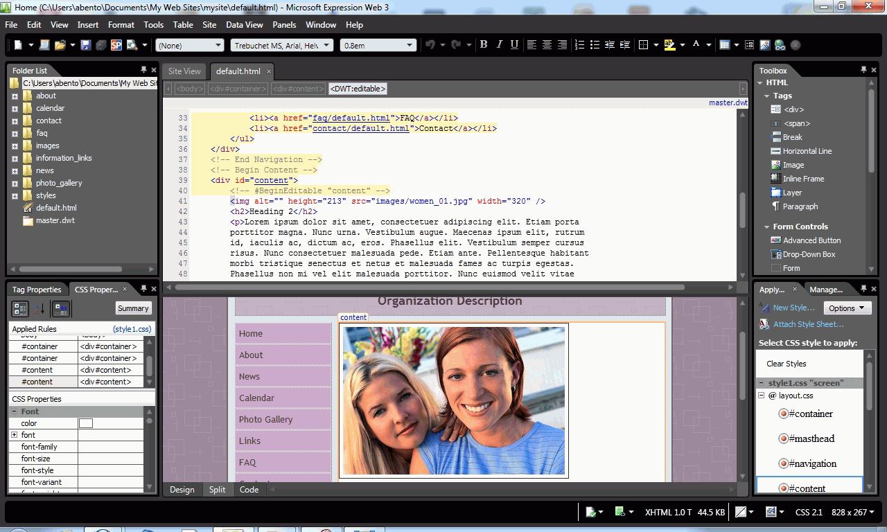 Microsoft Expression Web 4