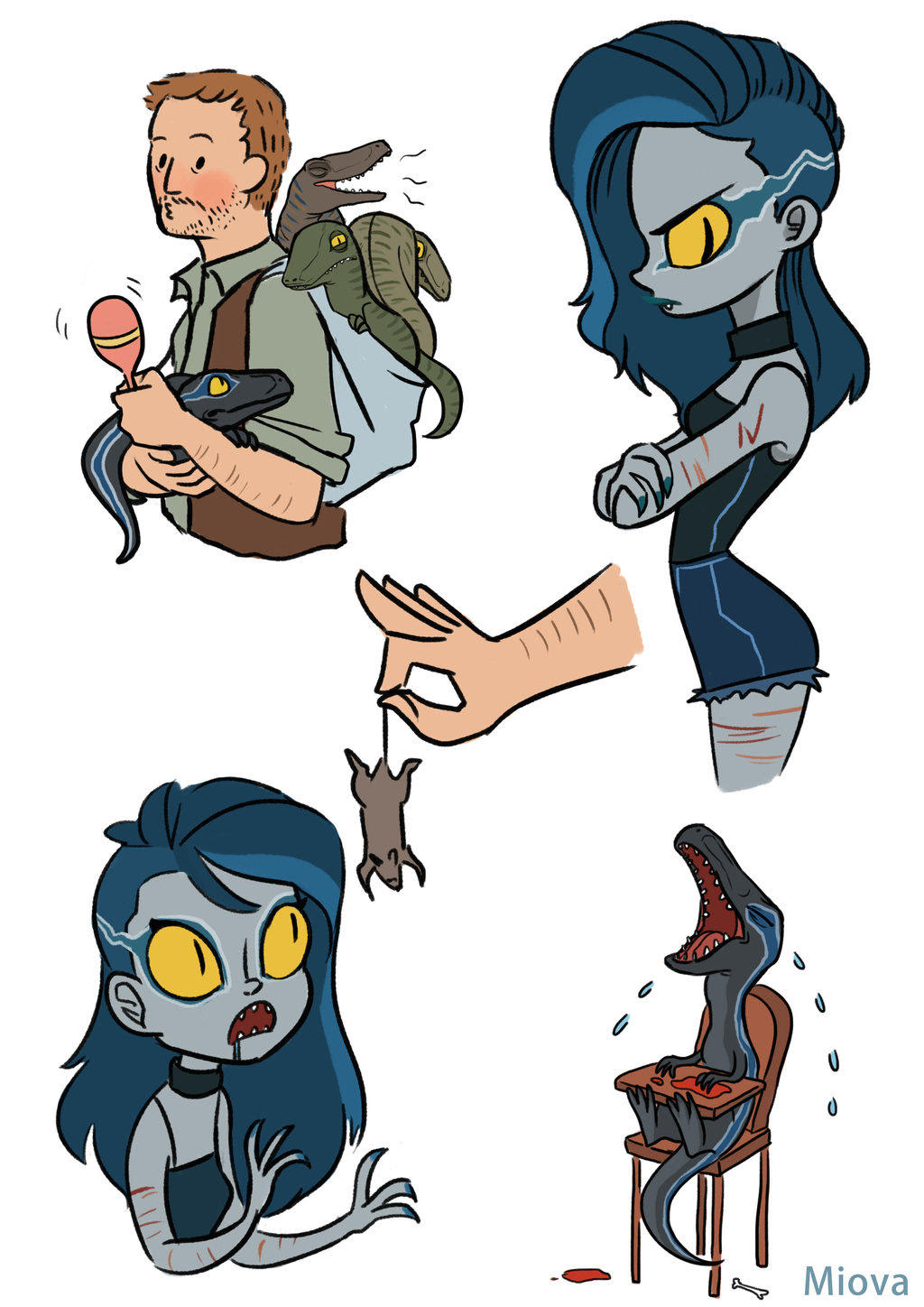 94 Jurassic World X Reader Lemon