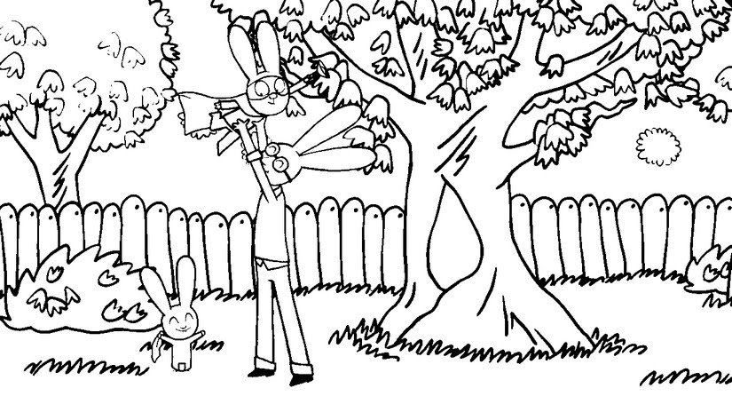 Jardin Colorear