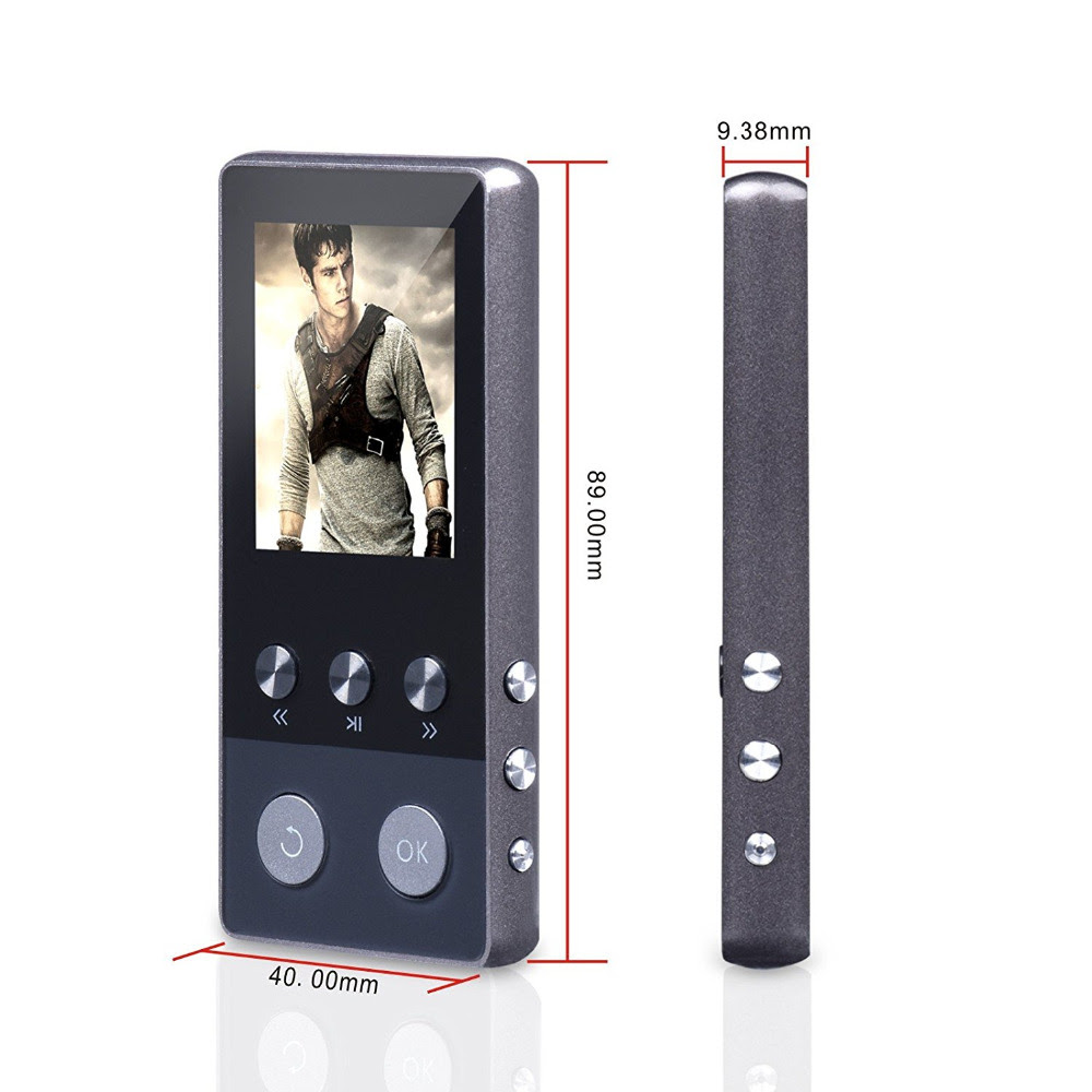 Original Bluetooth MP4 Player 8GB With 1.8 Inch Screen Can Play 80 Hour ...