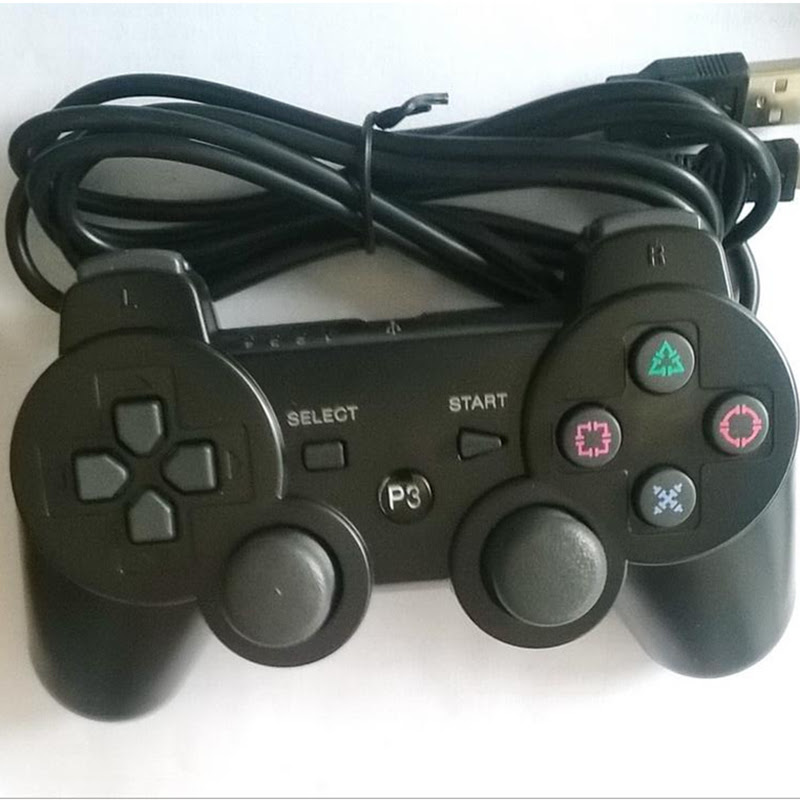 USB Wired Gamepad For PS3 Controller Dualshock Sony Playstation 3 ...