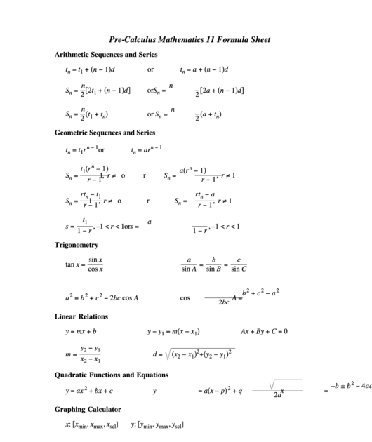 Printable Calculus Cheat Sheet - Printable Templates Printable Calculus Cheat Sheet - Printable Templates