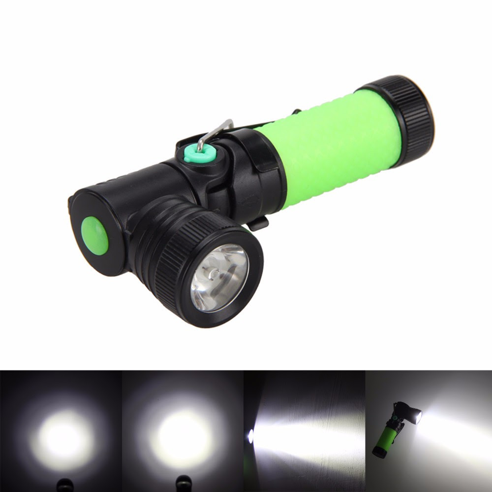 VASTFIRE Head Flashlight Angle 1000LM XR-E Q5 LED 90 Degree Pivoting ...