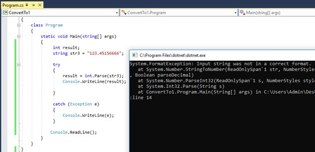 Input String Was Not In A Correct Format C Intparse Dapatkan Data