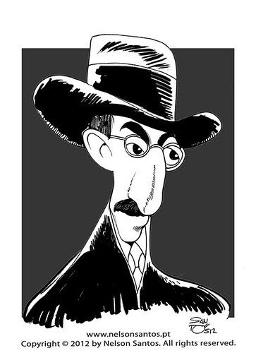 CARICATURAS: Caricatura Fernando Pessoa CARICATURAS: Caricatura Fernando Pessoa