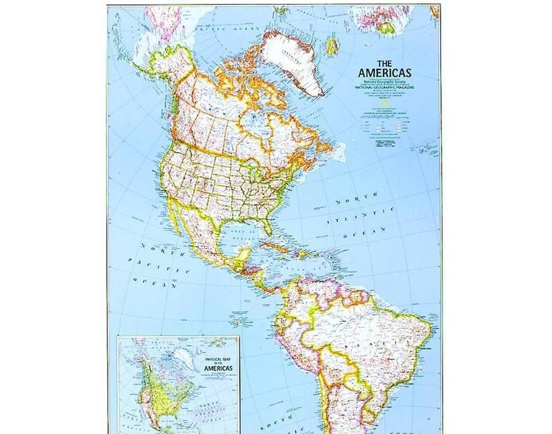 Harta Americii De Nord Si Sud | Harta Harta Americii De Nord Si Sud | Harta
