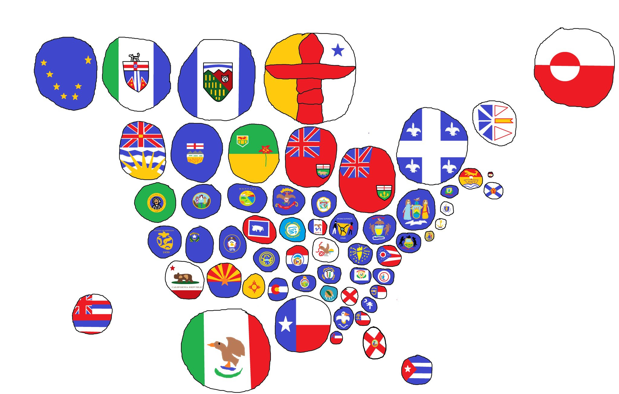 Countryballs Usa Map Télécharger | BlageusLor