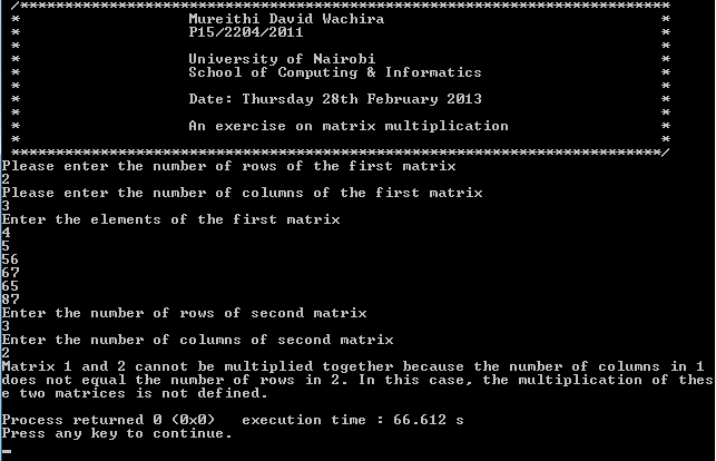49 [pdf] C Program For Matrix Multiplication Free Download