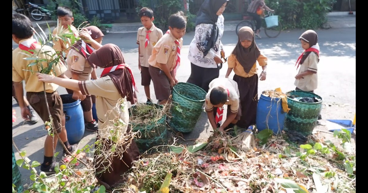 Gambar Animasi Kegiatan Gotong Royong 57 Gambar Anima