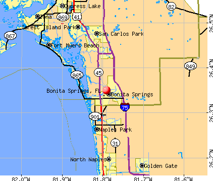 Zip Code Map Bonita Springs Fl_ | World Century Map