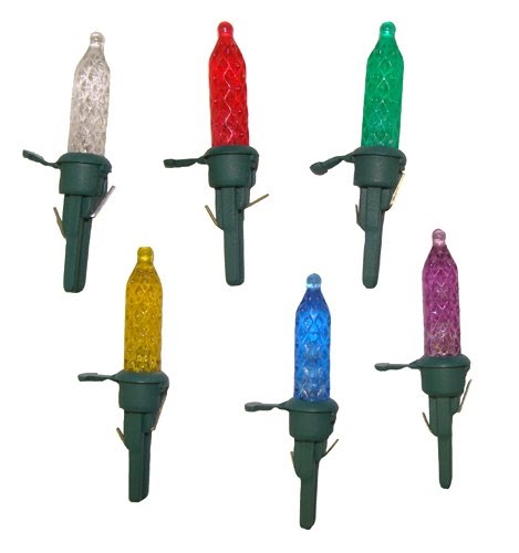 Replacement Bulbs Pack Of 12 Multi Led M5 Mini Replacement Christmas