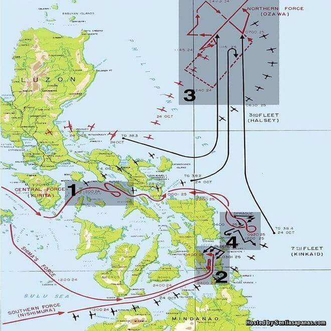 Pertempuran Teluk Leyte Perang Laut Terbesar Dalam Sejarah