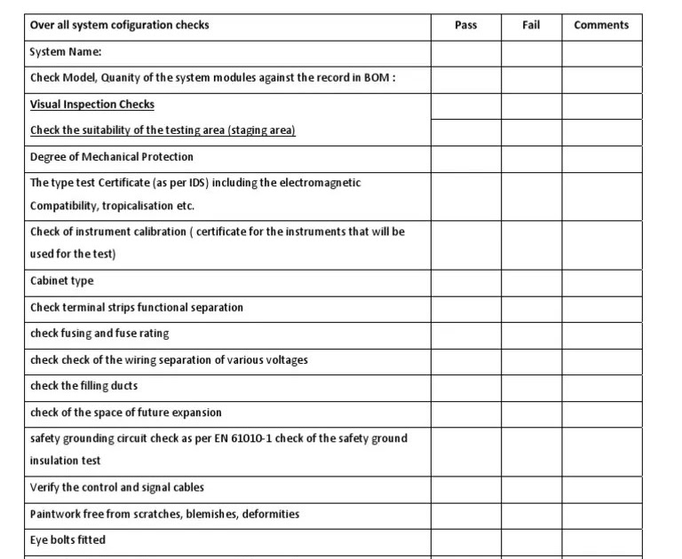 Electrical Checklist In Excel Format 22 Inspection Checklist | Hot Sex ... Electrical Checklist In Excel Format 22 Inspection Checklist | Hot Sex ...