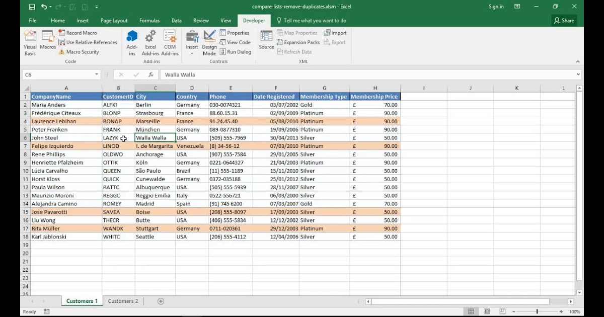 How To Remove Duplicate Rows In Excel Vba Howtoremo