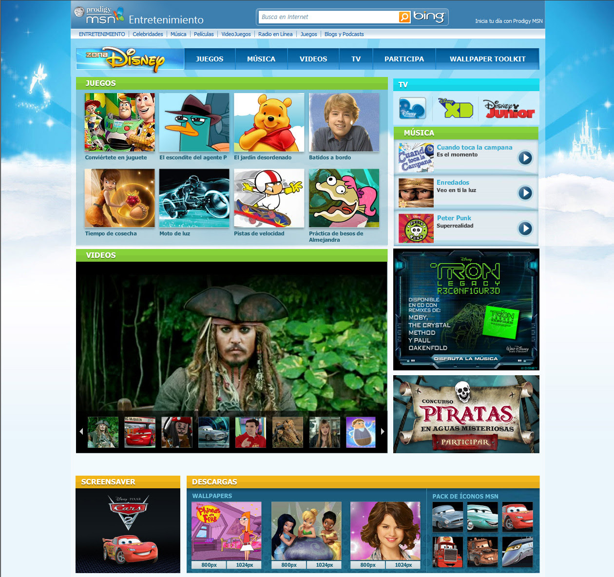 Zona Disney: nuevo proyecto de Disney y Prodigy MSN – ANMTV