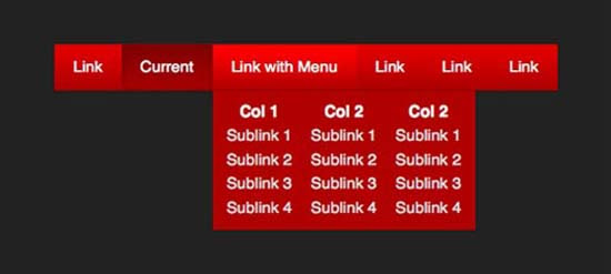 25 Free And Amazing Dropdown Menus In Html5 Jquery And