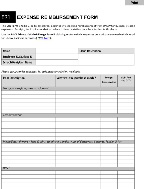 How To Claim Expenses Without Receipts - Darrin Kenney's Templates How To Claim Expenses Without Receipts - Darrin Kenney's Templates