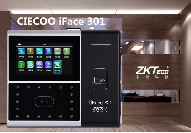 IFace 301 Face Recognition Time Recorder With Proximity Card Reader ...