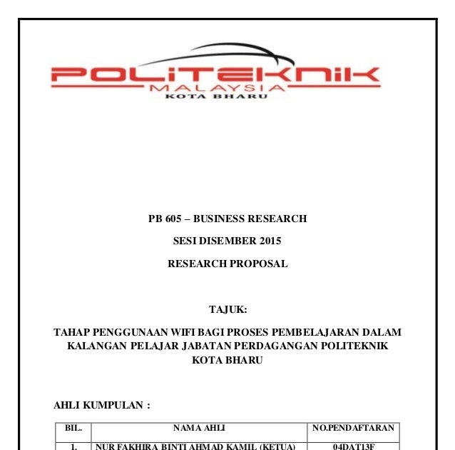 Contoh Pengenalan Projek Tahun Akhir - Riset Contoh Pengenalan Projek Tahun Akhir - Riset