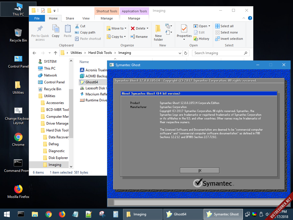 Hiren's BootCD PE x64 (v1.0.1) - Nội dung ISO - namktcttpnd5