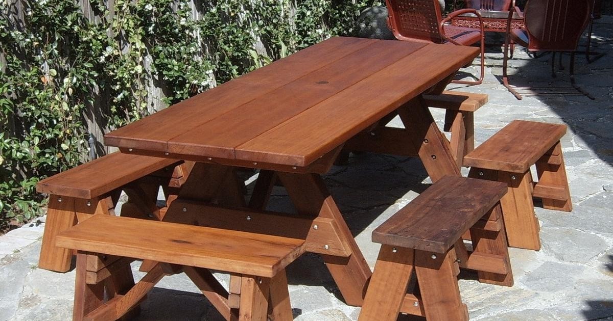 Mike: Tell a 8-ft picnic table detached benches plans Mike: Tell a 8-ft picnic table detached benches plans