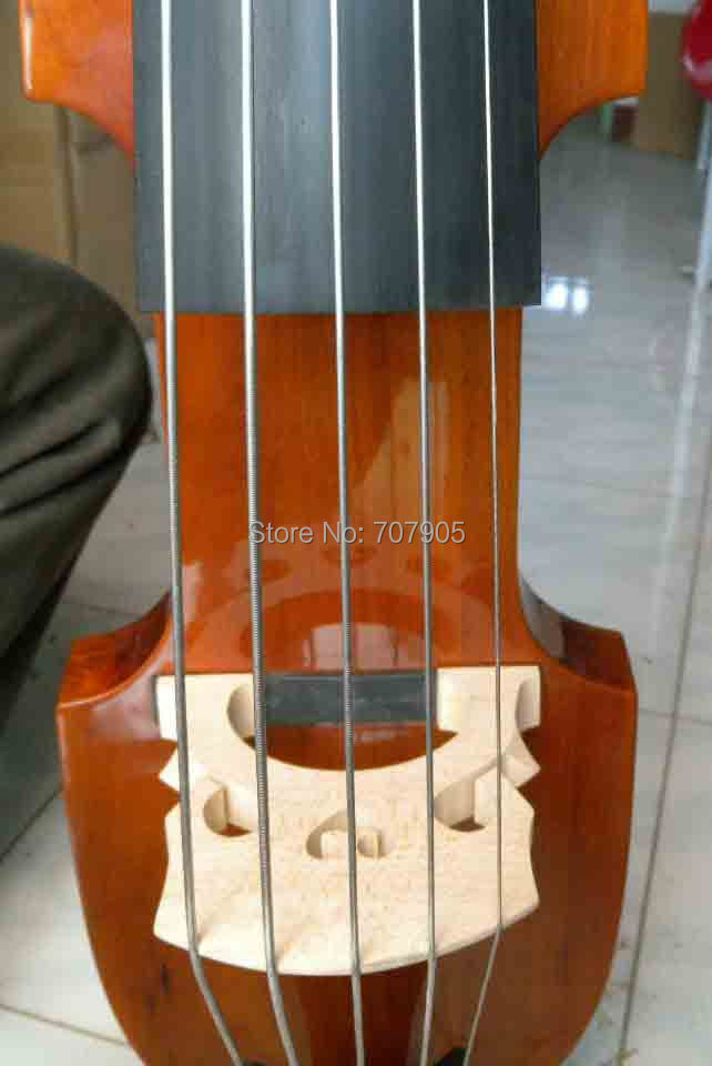 3/4 New 5 String Electric Upright Double Bass Finish Silent Powerful ...