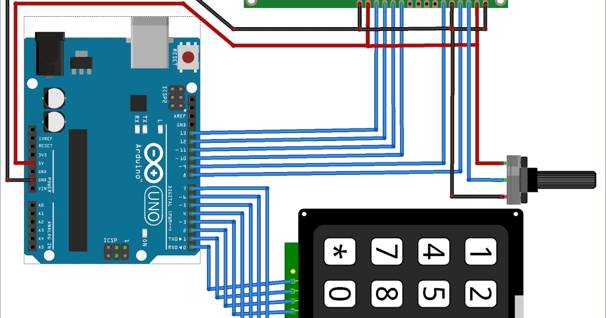 Lcd Arduino Circuit Diagram Diagram Media