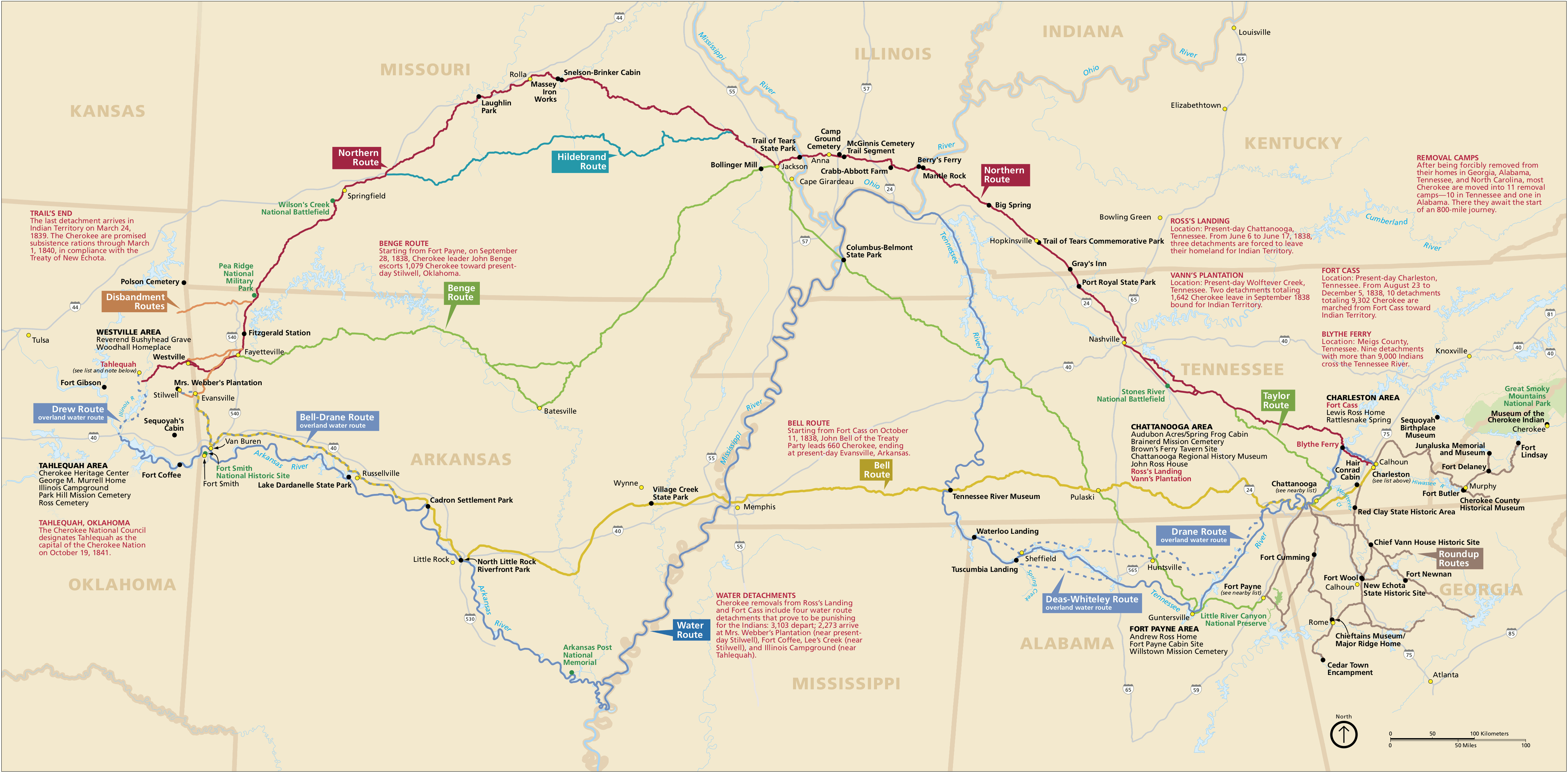 Donner Party Map Route