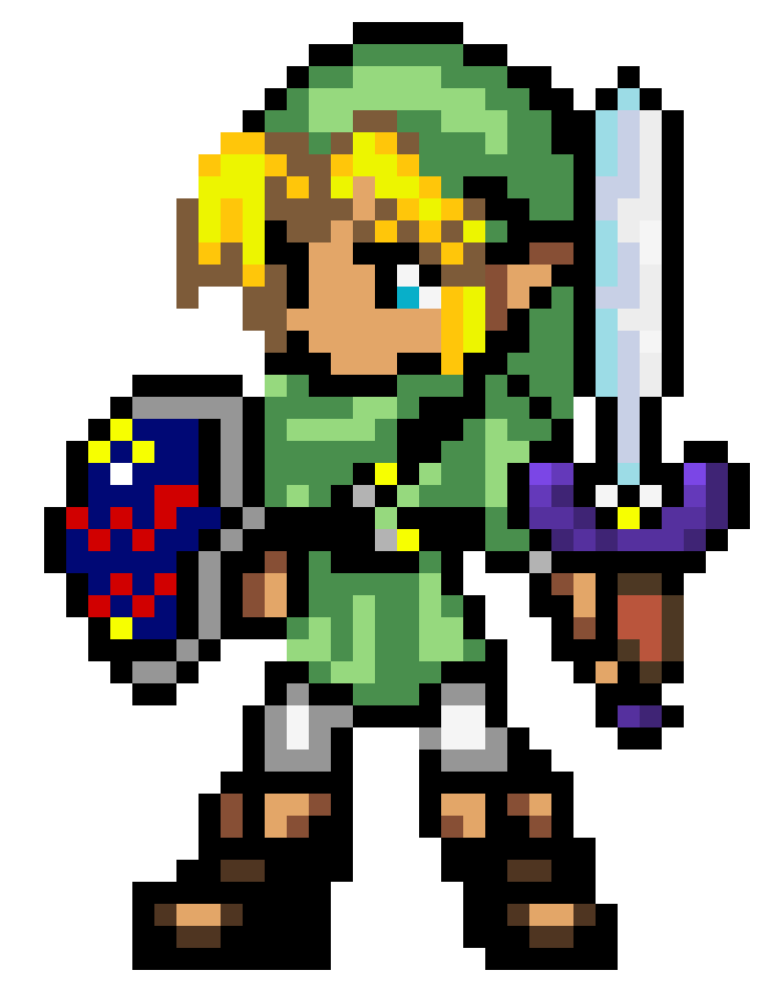 Link Pixel Art Grid Link Pixel Art Pixel Art Maker Re
