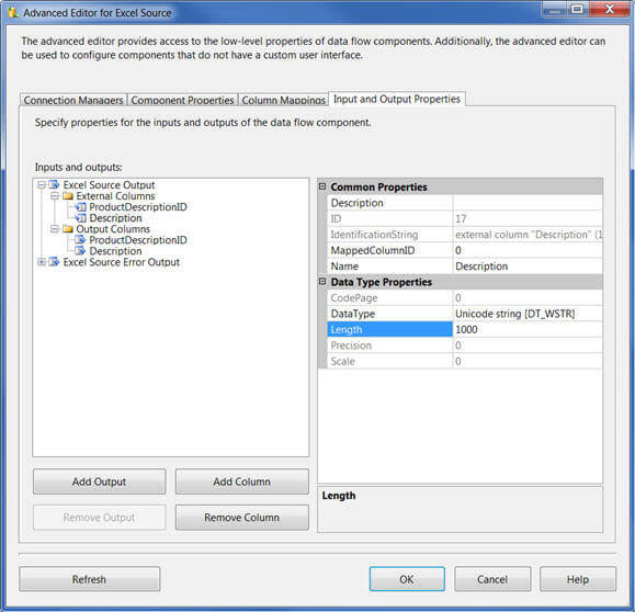 Sqlsolutions And Ssis Importing Data From Excel Using Ssis Part 1 Analysing Datatype From