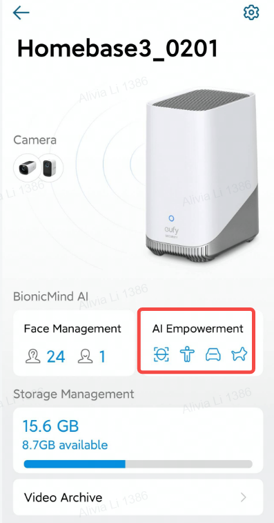 What Detection Types Does S380 Homebase Homebase 3 Support