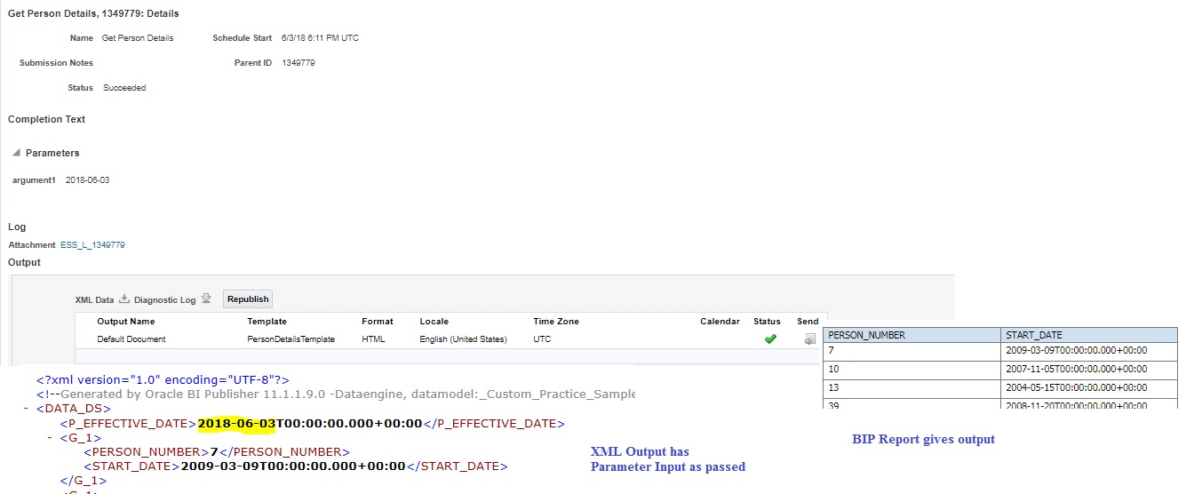 Passing Date Type Parameter From An Ess Job To A Bi Sql Data Model In Oracle Cloud Applications